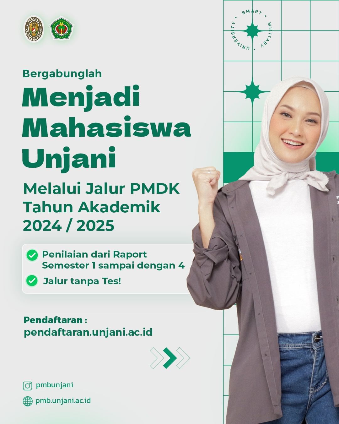 Jalur PMDK (Penelusuran Minat Dan Kemampuan) - PMB UNJANI